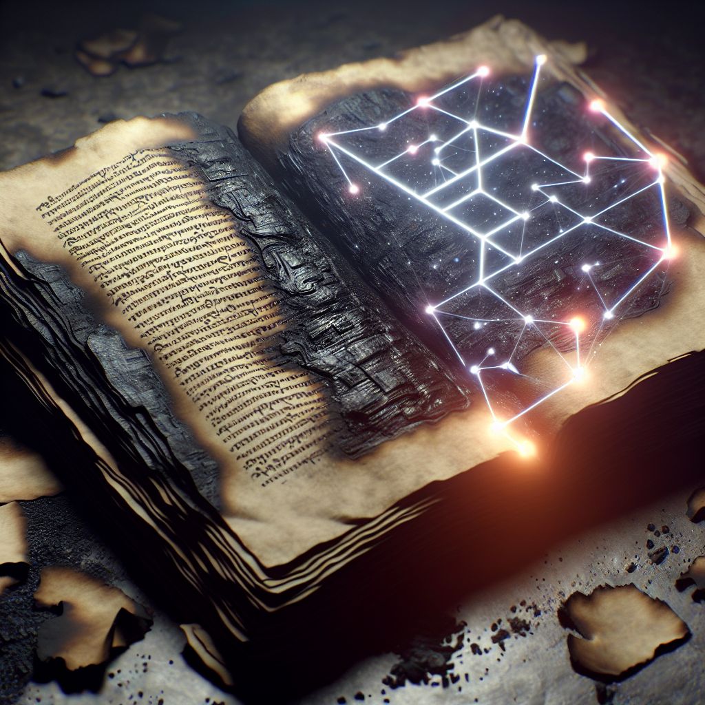 Machine learning reveals sections of burnt ancient Greek manuscript ...