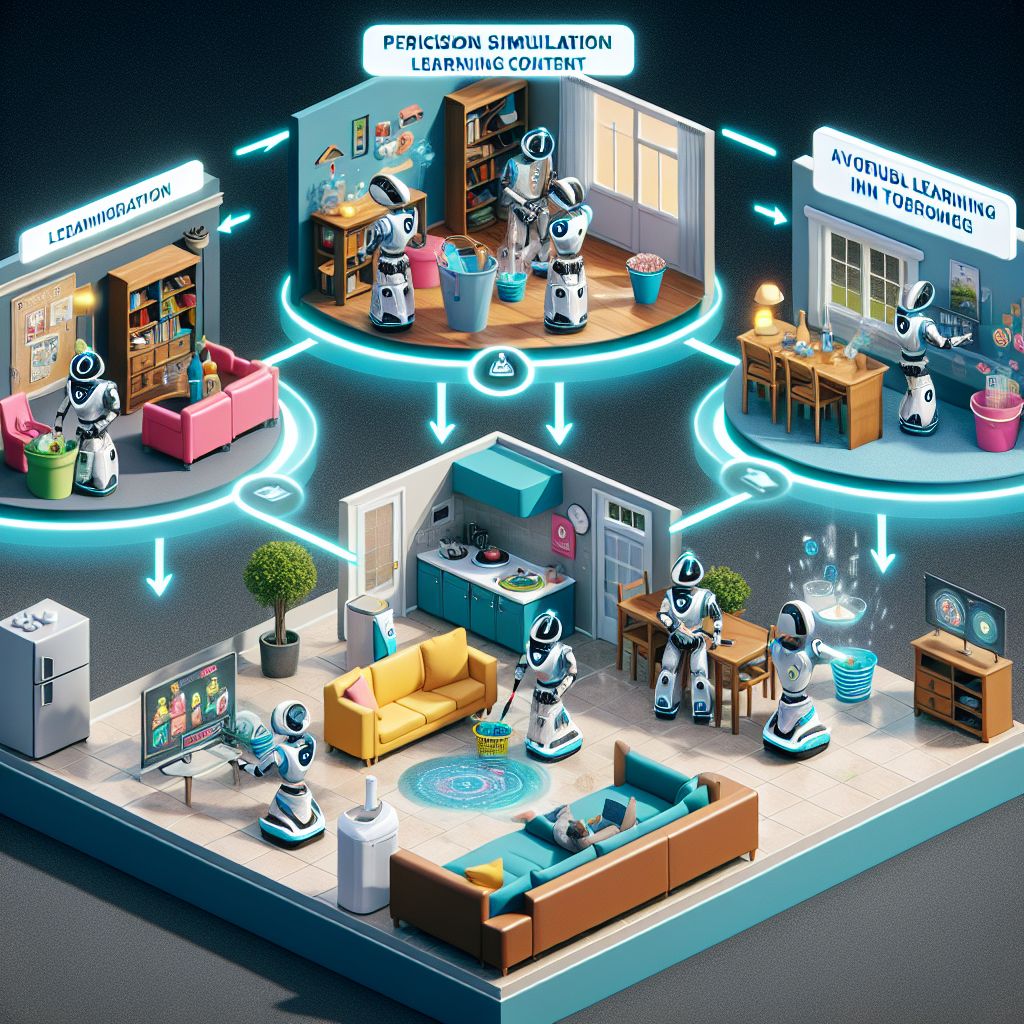 Home automation robots learn through an authentic simulation-to-reality ...